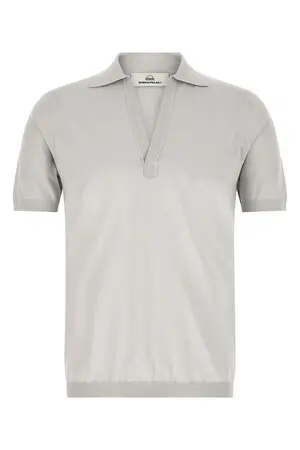 RIVIERA PROJECT Open Collar Polo Shirt