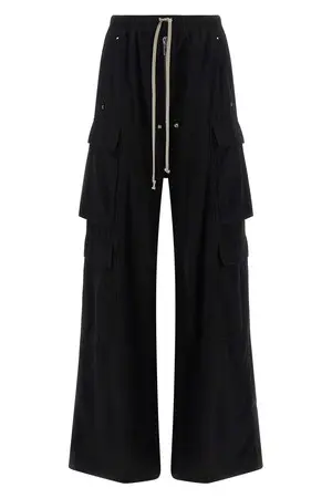 Rick Owens Double Cargo Jumbo Bela Trousers - Black