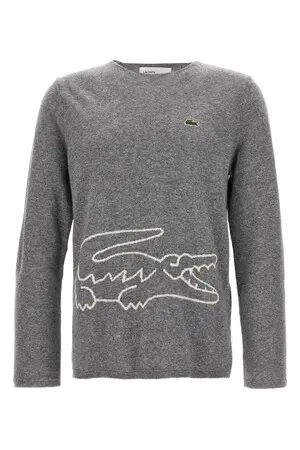 Comme Des Garçons X Lacoste Wool Intarsia Sweater