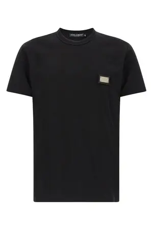 Dolce & Gabbana Logo Plate T-shirt - Black