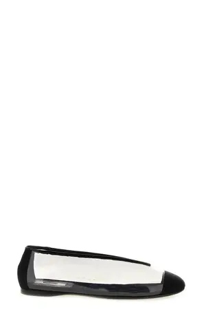 Moschino Pvc Ballet Flats - Black