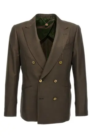 MAURIZIO MIRI Double-breasted Blazer - Green