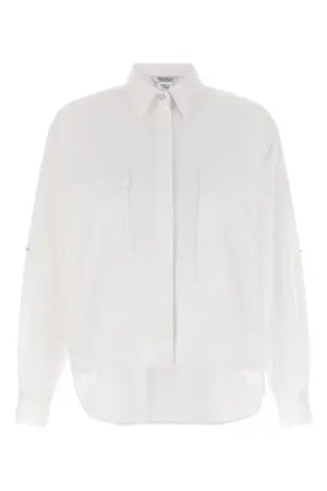 Max Mara Cotton Poplin Shirt - White