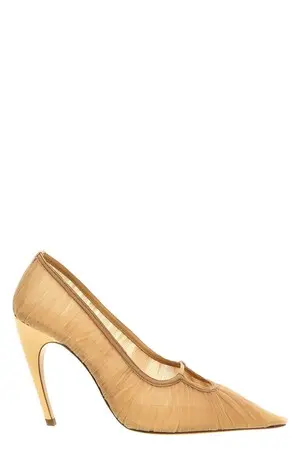 NENSI DOJAKA Tulle Pumps - Beige