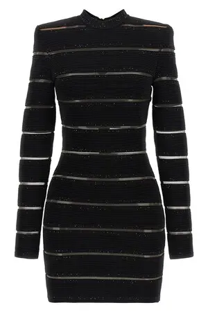 Balmain Stretch Viscose Mini Dress