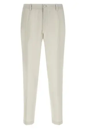 Dolce & Gabbana Virgin Wool Poplin Trousers