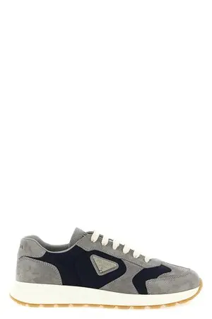 Prada Suede And Re-nylon Prax Sneakers