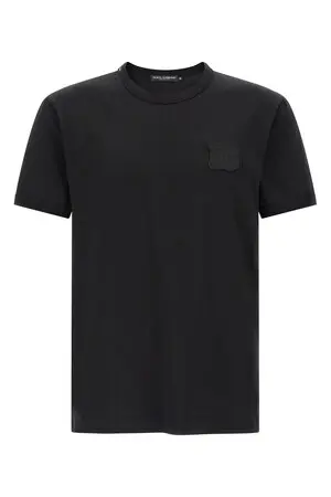 Dolce & Gabbana Dg' Patch T-shirt - Black