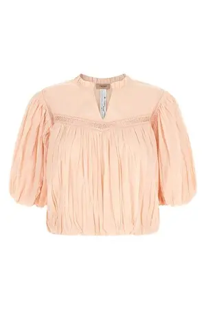 Twin-set Curled Blouse - Pink