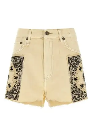 R13 Boyfriend Denim Shorts