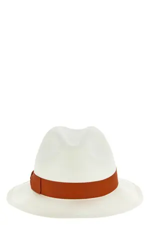 Borsalino Monica Panama Hat - Bordeaux