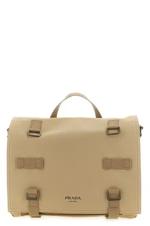 Prada Canvas Shoulder Bag