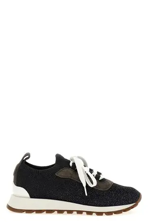 Brunello Cucinelli Lurex Low Top Sneakers