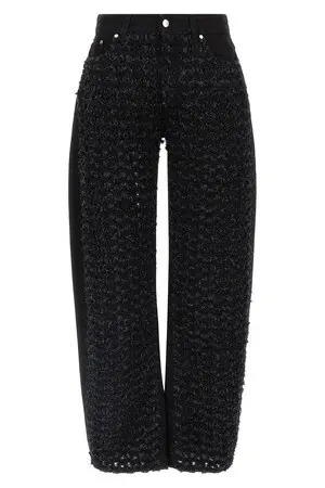Stella McCartney Laser Bouclé Denim Jeans