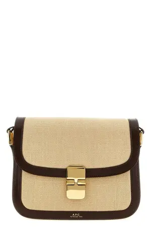 A.p.c. Grace' Small Crossbody Bag - Beige