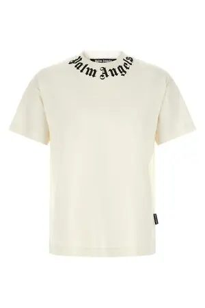 Palm Angels Neck Logo' T-shirt