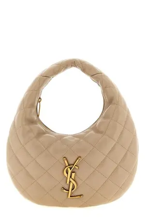Saint Laurent Icarino Handbag - Beige