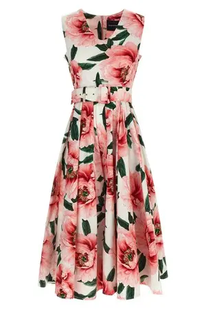 Samantha Sung Abelia Cotton Midi Dress