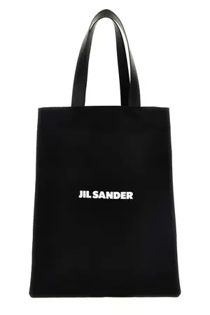 JIL SANDER Flat Shopper' Medium Shopping - Black
