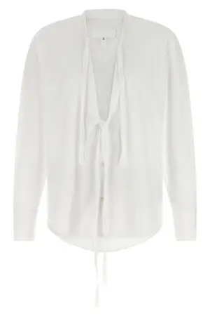 MAISON MARGIELA Raw Cut Hem Shirt