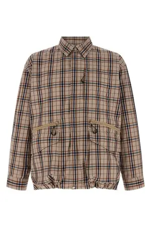 COMME DES GARҪONS HOMME Check Overshirt - Beige