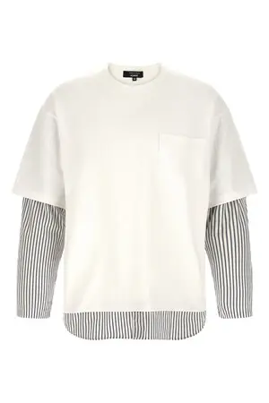 COMME DES GARҪONS HOMME Shirt Insert T-shirt - White