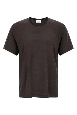Saint Laurent Cassandre' T-shirt - Brown
