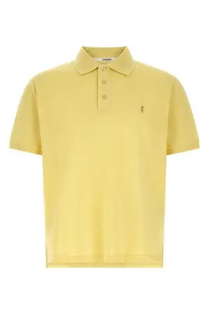 Saint Laurent Cassandre' Polo Shirt - Yellow