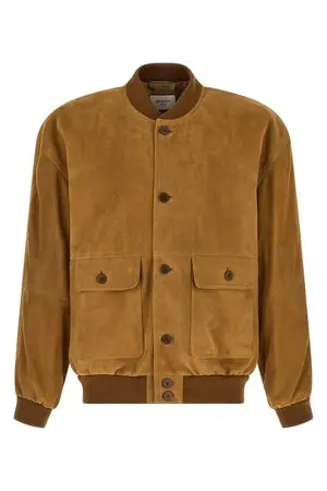 Saint Laurent Suede Bomber Jacket