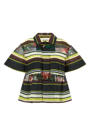 Sacai Pattern Mix Shirt