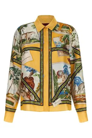 Gucci Printed Silk Shirt - Multi