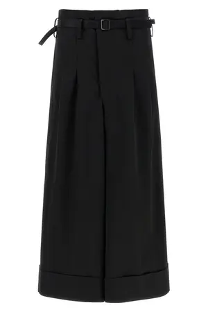 Junya Watanabe High Waist Wool Blend Pants