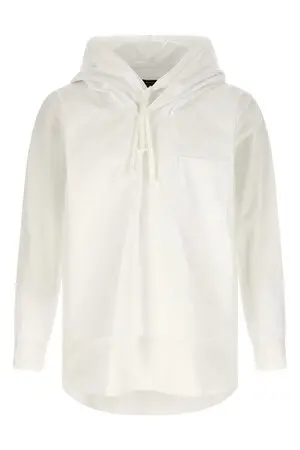 Comme Des Garçons Double Layer Cotton Poplin Blouse