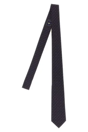 Gucci Gg Jacquard Neck Tie - Blue