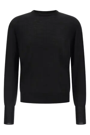 MA'RY'YA Merino, Silk And Cashmere Wool Crew-neck Sweater