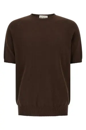 MA'RY'YA Cotton Sweater - Brown