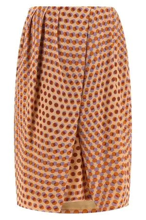 Dries Van Noten Saronga Bis Silk Skirt