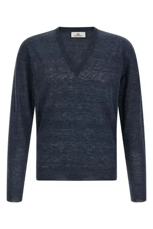 RIVIERA PROJECT Linen And Silk Sweater - Blue