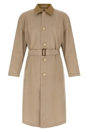 Auralee Wool Max Canvas Coat