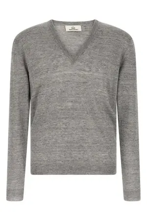 RIVIERA PROJECT Linen And Silk Sweater - Gray