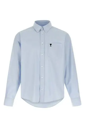 AMI Paris De Coeur' Shirt - Light Blue