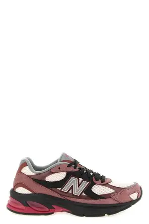 NEW BALANCE 2010 Leather And Mesh Sneakers - Pink