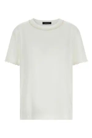 Fabiana Filippi Embellished Cotton Jersey T-shirt