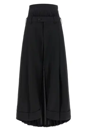 Junya Watanabe Pleated Pants - Black
