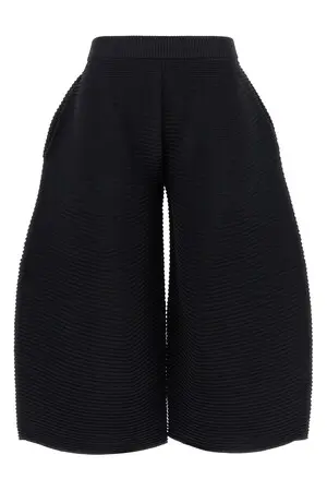 Issey Miyake Corrugated Knit Cropped Pants