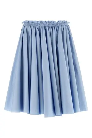 AMI Paris Wheel Skirt - Light Blue