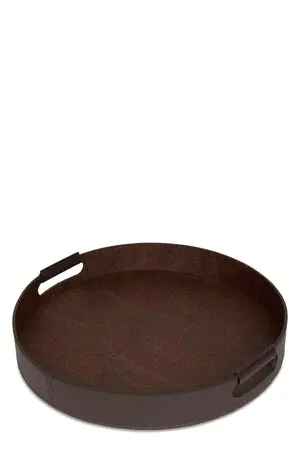 Etro Arnica Round Tray - Brown