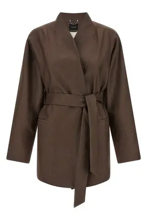 KITON Linen Blend Blazer