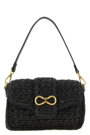 Twin-set Raffia Crossbody Bag