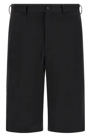 Comme Des Garçons Zip Bermuda Shorts - Black